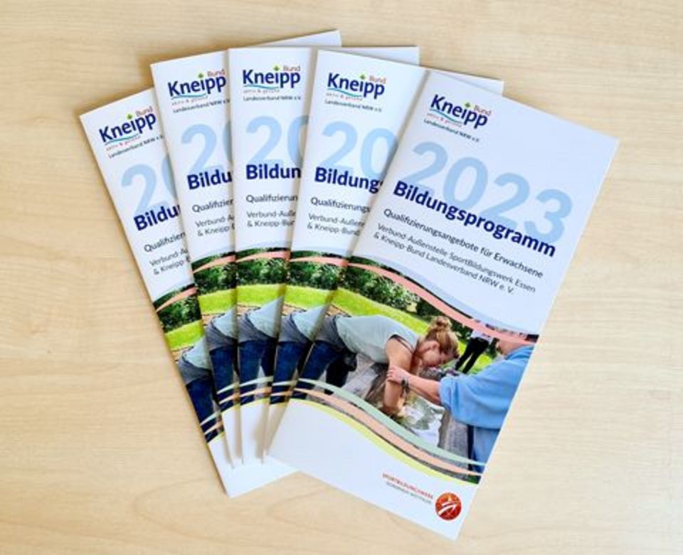 Bildungsprogramm 2023 ist online! // Kneipp-Bund Landesverband NRW e.V.